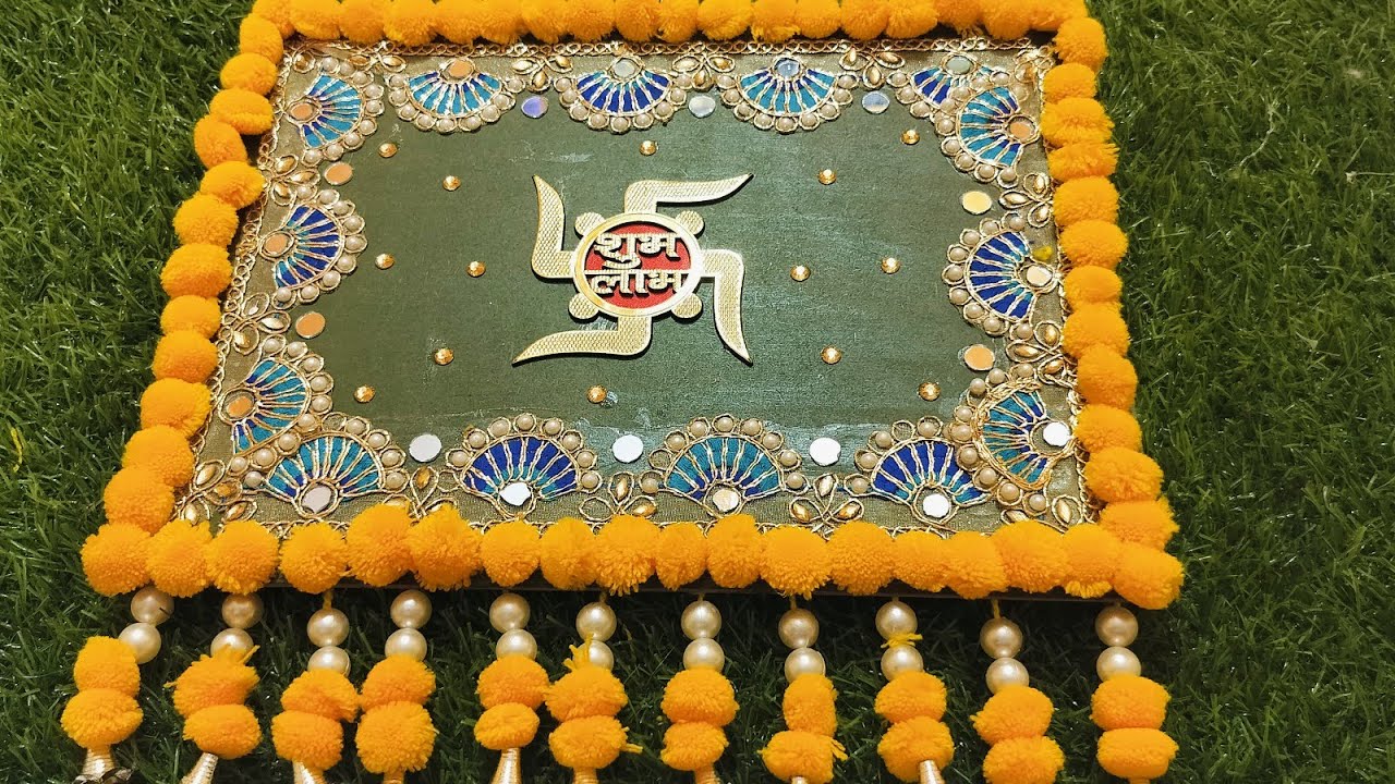 Diy Shubh Laabh Making at home ll Easy shubh Laabh Hanging ll# ...