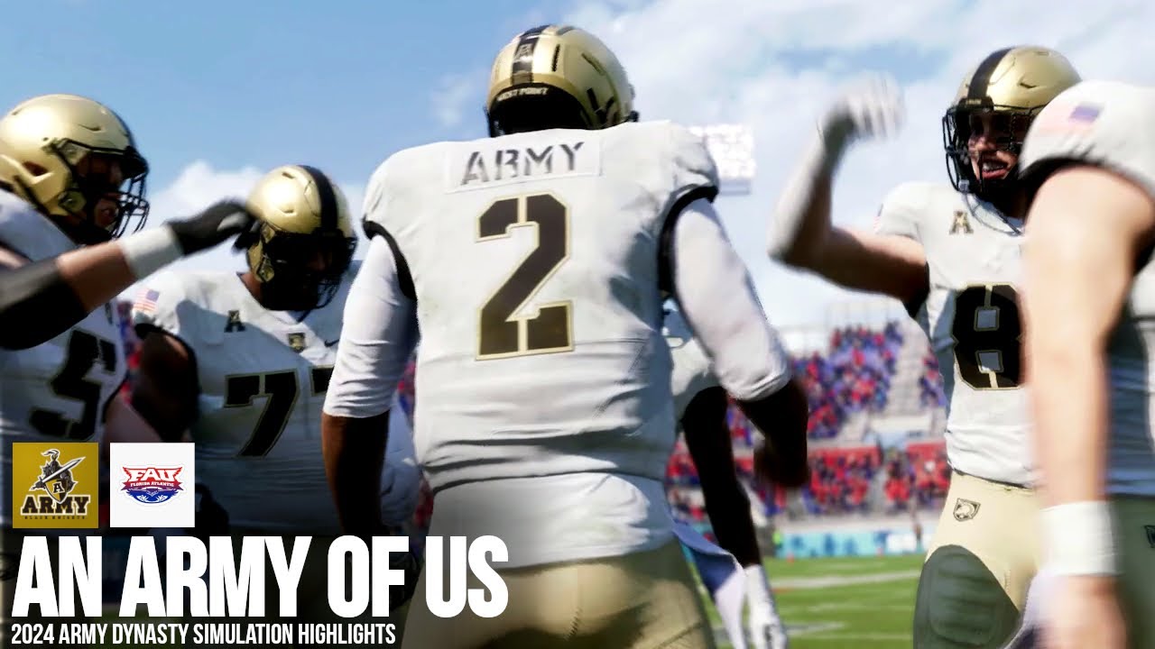 Boring Football Wins Championships 🏈 Army vs FAU 🔥 An Army Of Us™ - YouTube