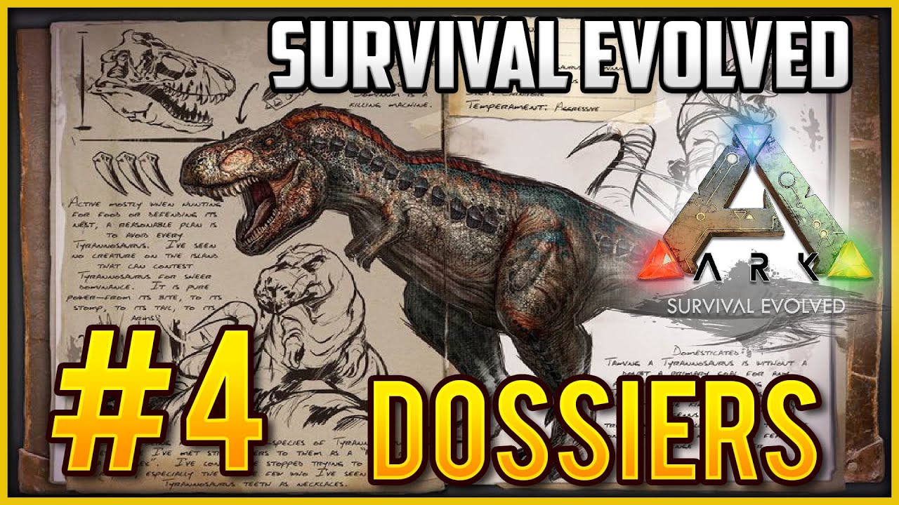 ARK Survival Evolved Episode 4 Dossiers: "ARK Survival Evolved T-Rex ...