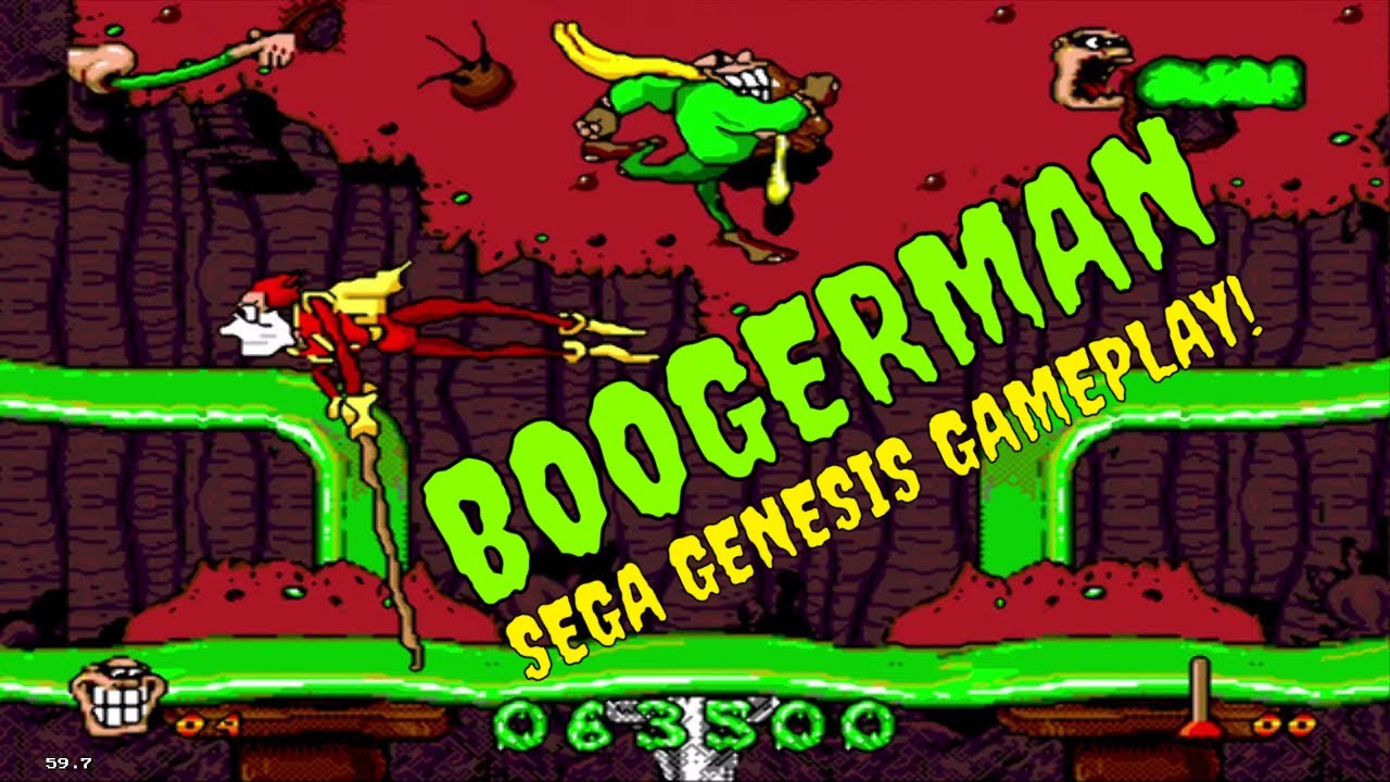 Boogerman: A Pick and Flick Adventure (Sega Mega Drive/Genesis ...