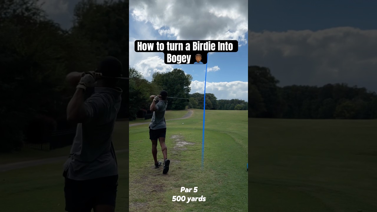 How to turn a Birdie Into Bogey! 🤦🏾‍♂️ #youtube #golf #goodgood - YouTube