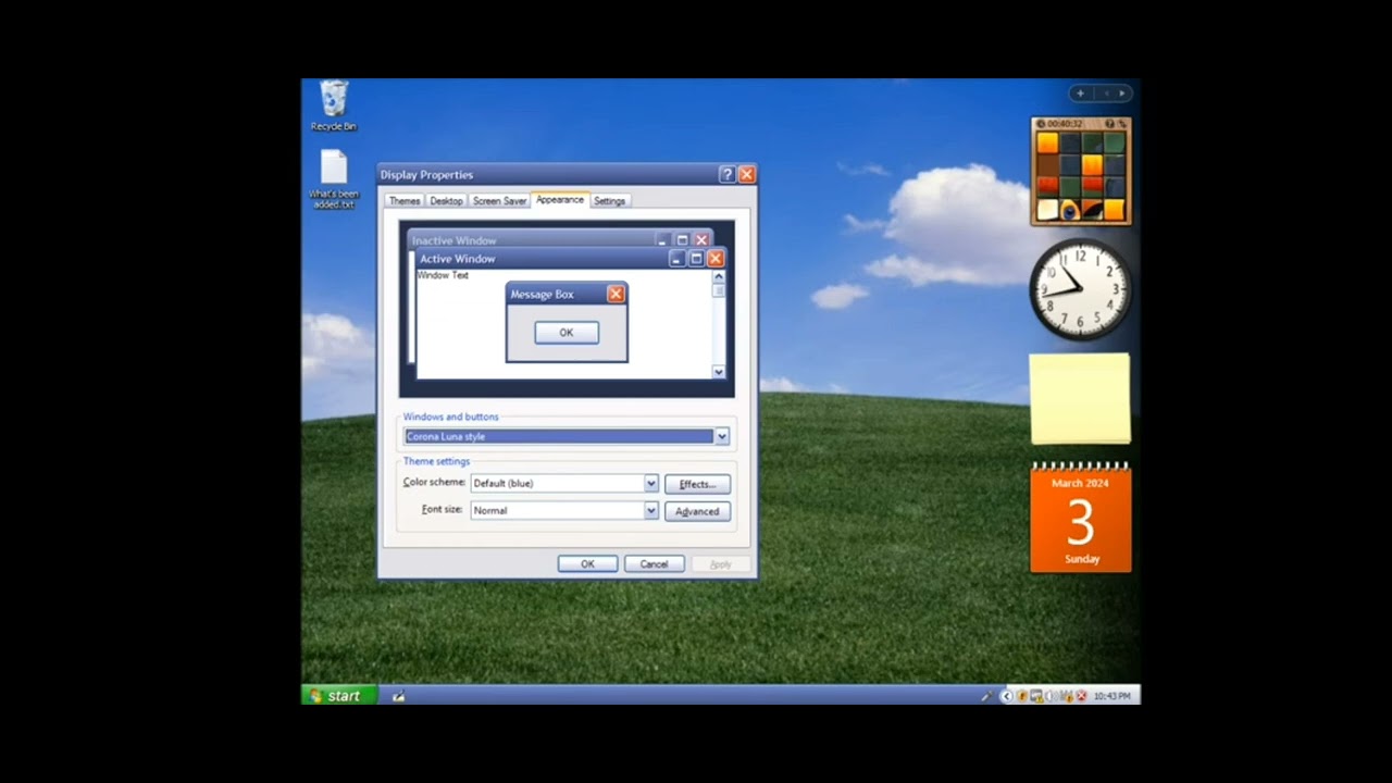 Windows XP Unity Theme Sounds - YouTube