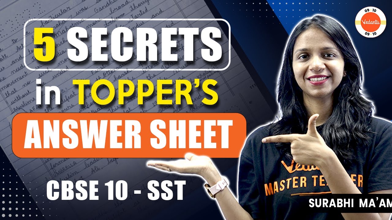 Topper's 𝐀𝐧𝐬𝐰𝐞𝐫 𝐒𝐡𝐞𝐞𝐭 Analysis 🔥 Class 10 SST Paper Presentation Tips ...