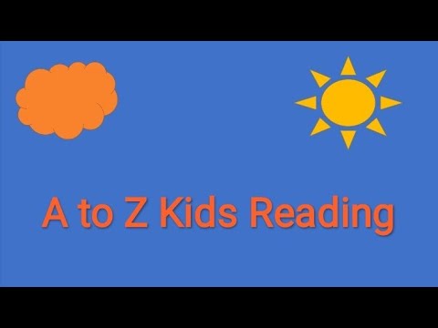 A to Z Reading|Kids phonics|Learn kids rhymes|Alphabets Rading| ABC ...