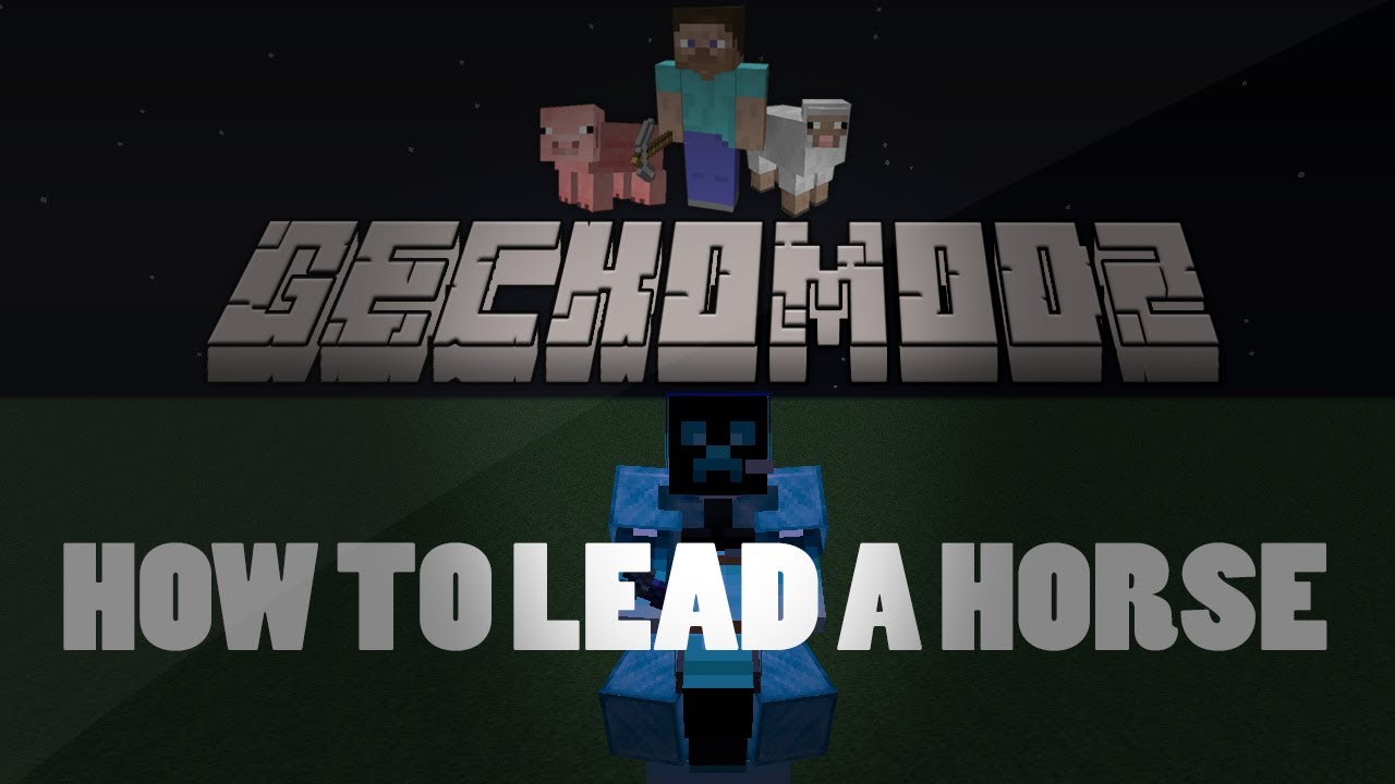 How To Lasso A Horse In Minecraft 1.6.2 - YouTube