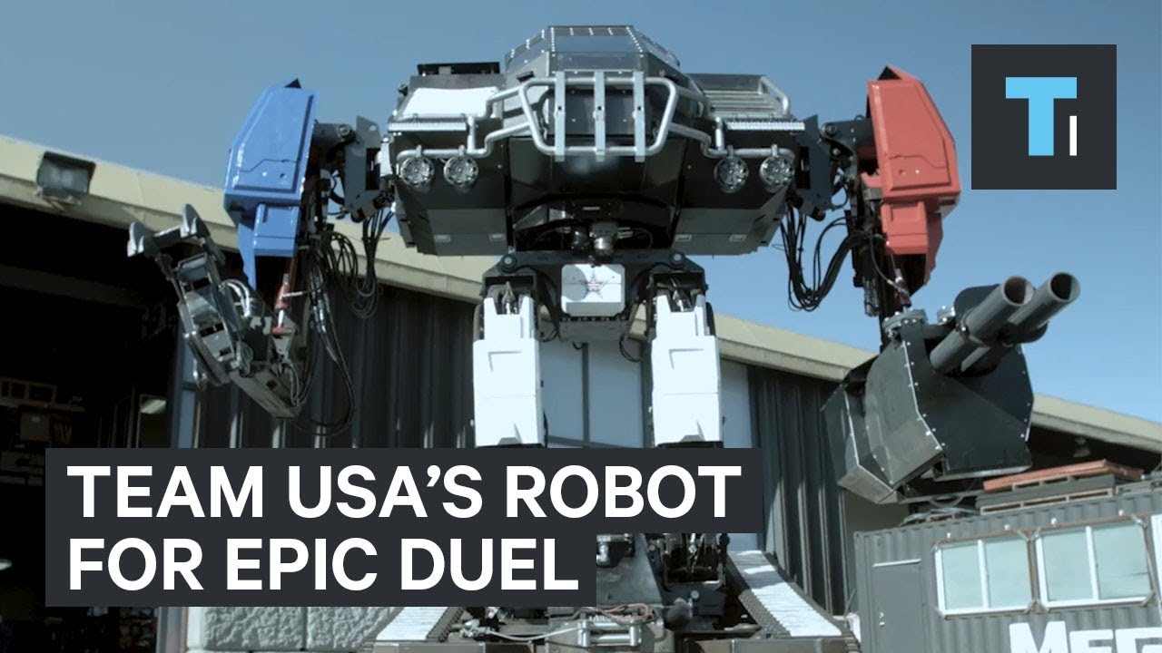 12-Ton Robot Will Represent Team USA In An Epic Robot Duel - YouTube