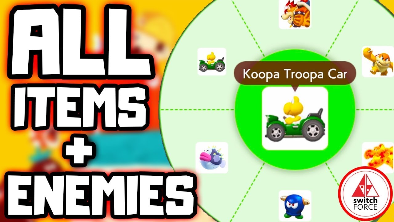 ALL Items + Enemies In Super Mario Maker 2! - YouTube