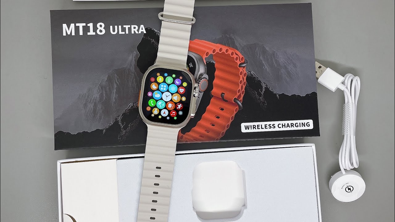 MT18 ultra smart watch - YouTube