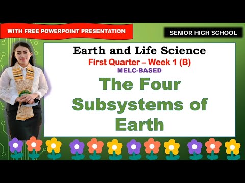 EARTH AND LIFE SCIENCE: Quarter 1- Week 1: THE FOUR SUBSYSTEMS OF EARTH ...