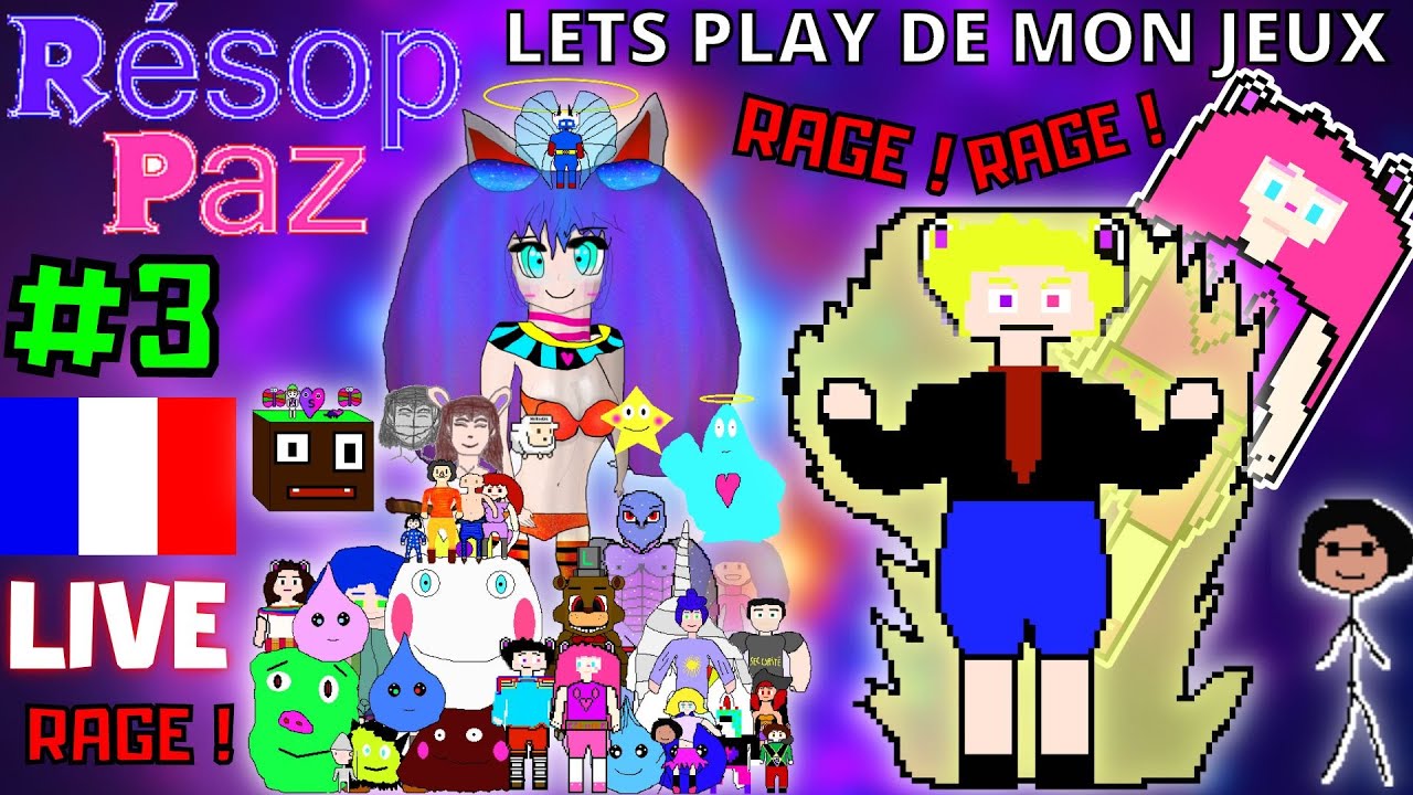 RESOP PAZ LETS PLAY FR EN LIVE #3 RENCARD ET REUM REUM XD ^ᴗ^ #FR # ...