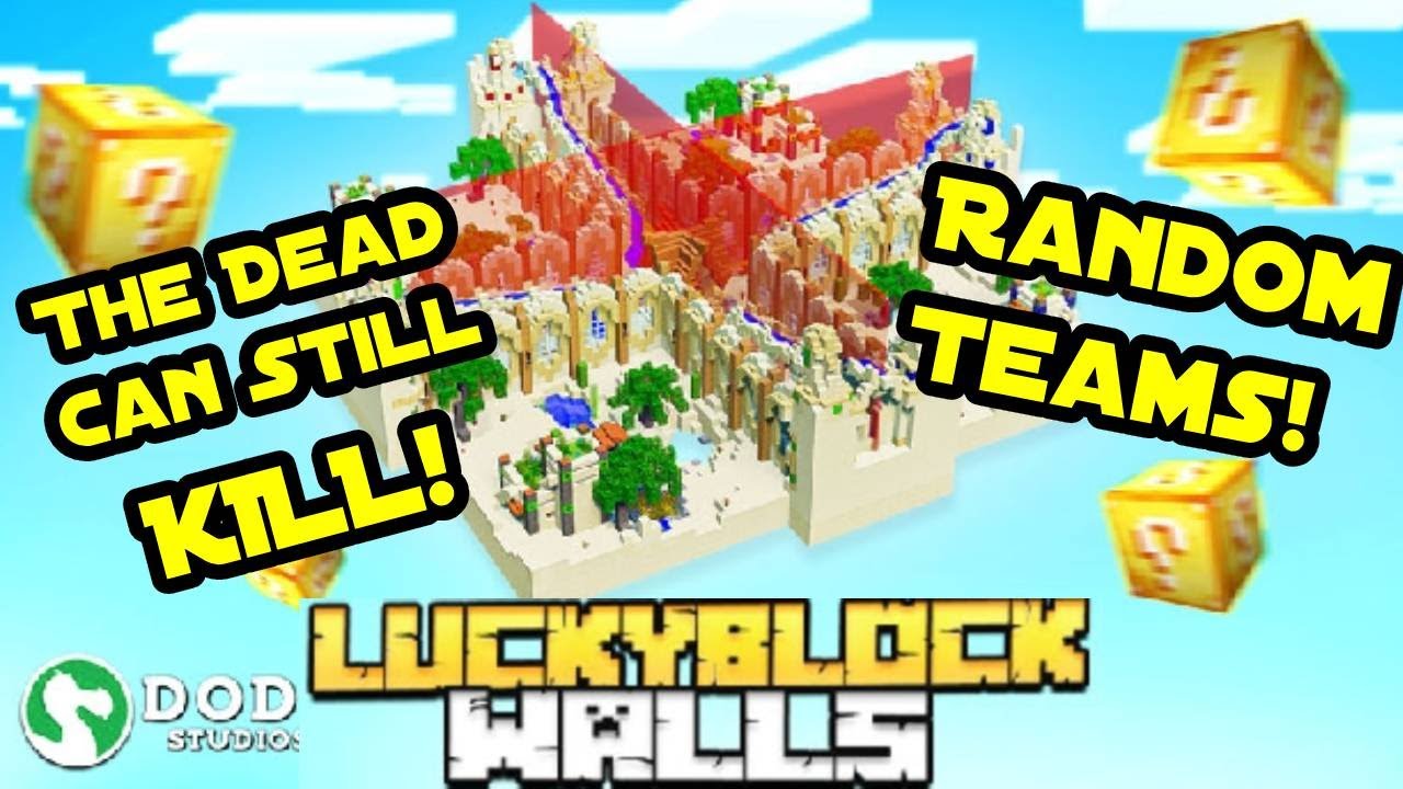 Minecraft Lucky Block Walls, but THE DEAD COME BACK! Feat. Craftmine ...