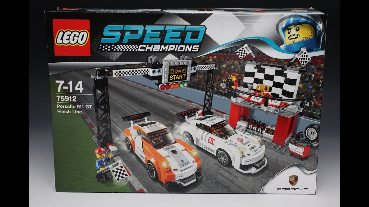 LEGO 레고 75912 Porsche 911 GT Finish Line 포르쉐 911 GT 피니시 라인 Review 리뷰 ...