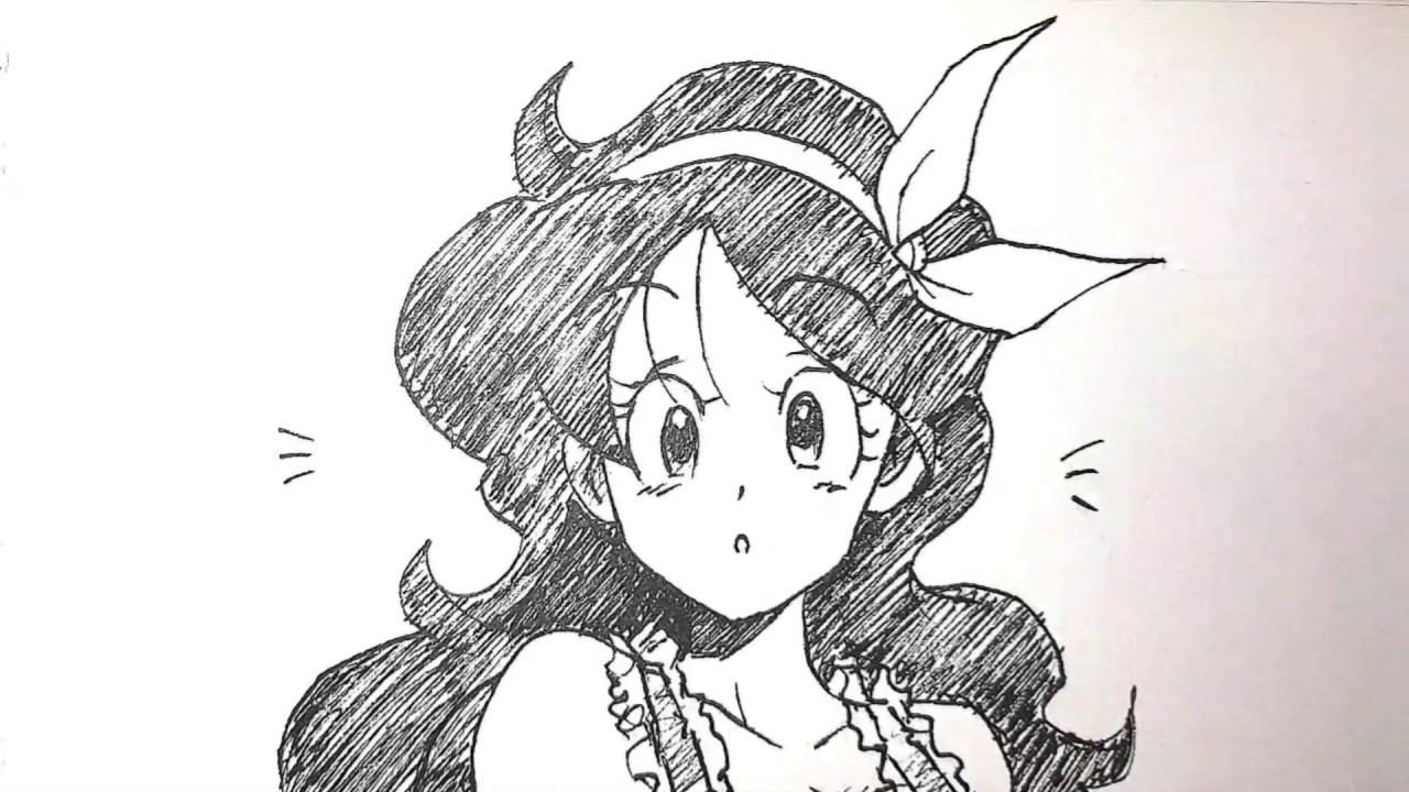 Dibujo de launch (DRAGON BALL) con plumilla - launch drawing with nib ...