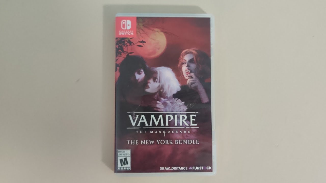Vampire The Masquerade The New York Bundle Nintendo Switch Unboxing ...