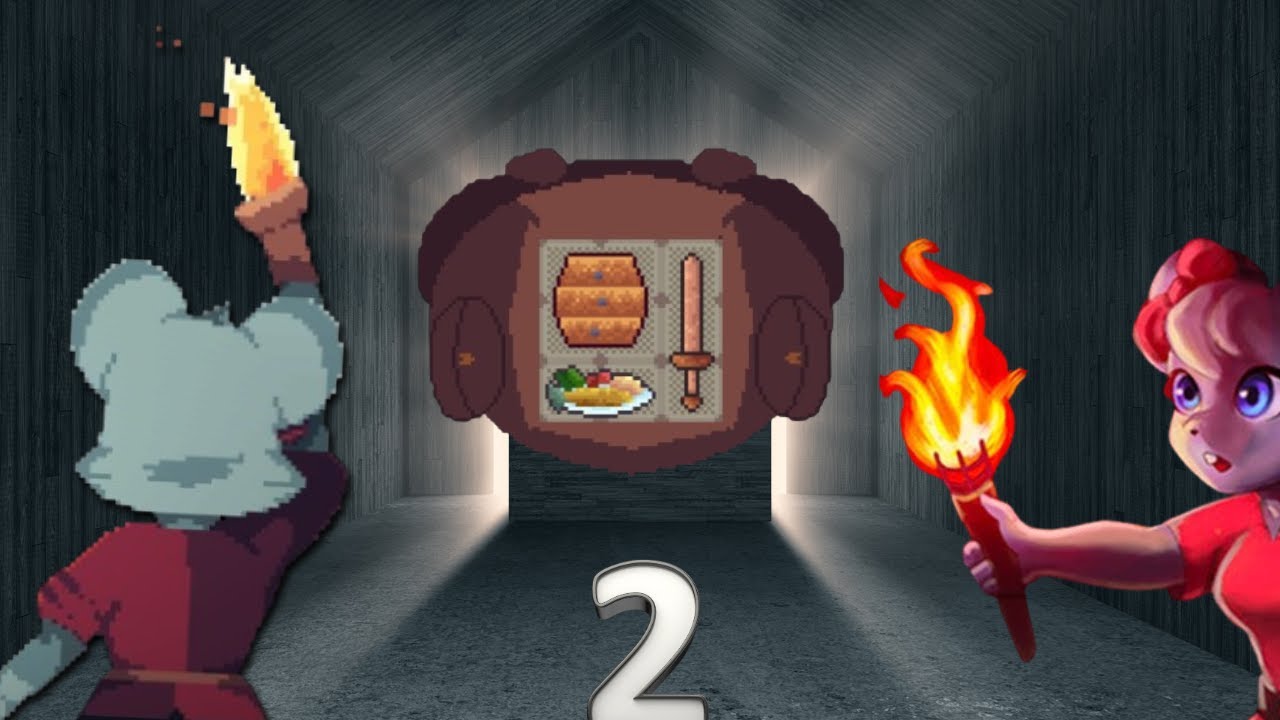 Mouse with a Backpack, in a dungeon (family friendly dungeon-rogue game ...