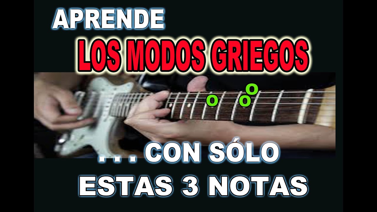 POR QUÉ CON ESTAS TRES NOTAS TE APRENDERÁS LOS MODOS GRIEGOS? /TRUCO ...