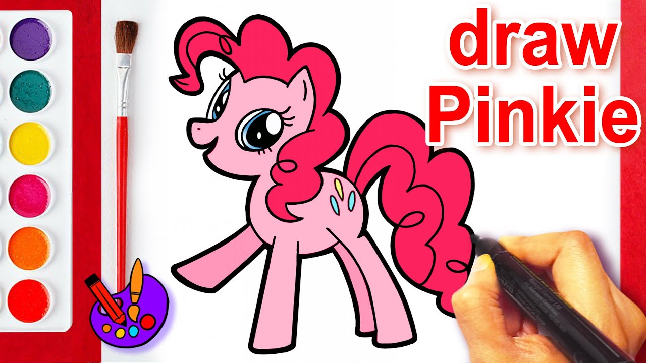 My little pony drawing pinkie pie 🦄 How to Draw Pinkie My Little Pony ...