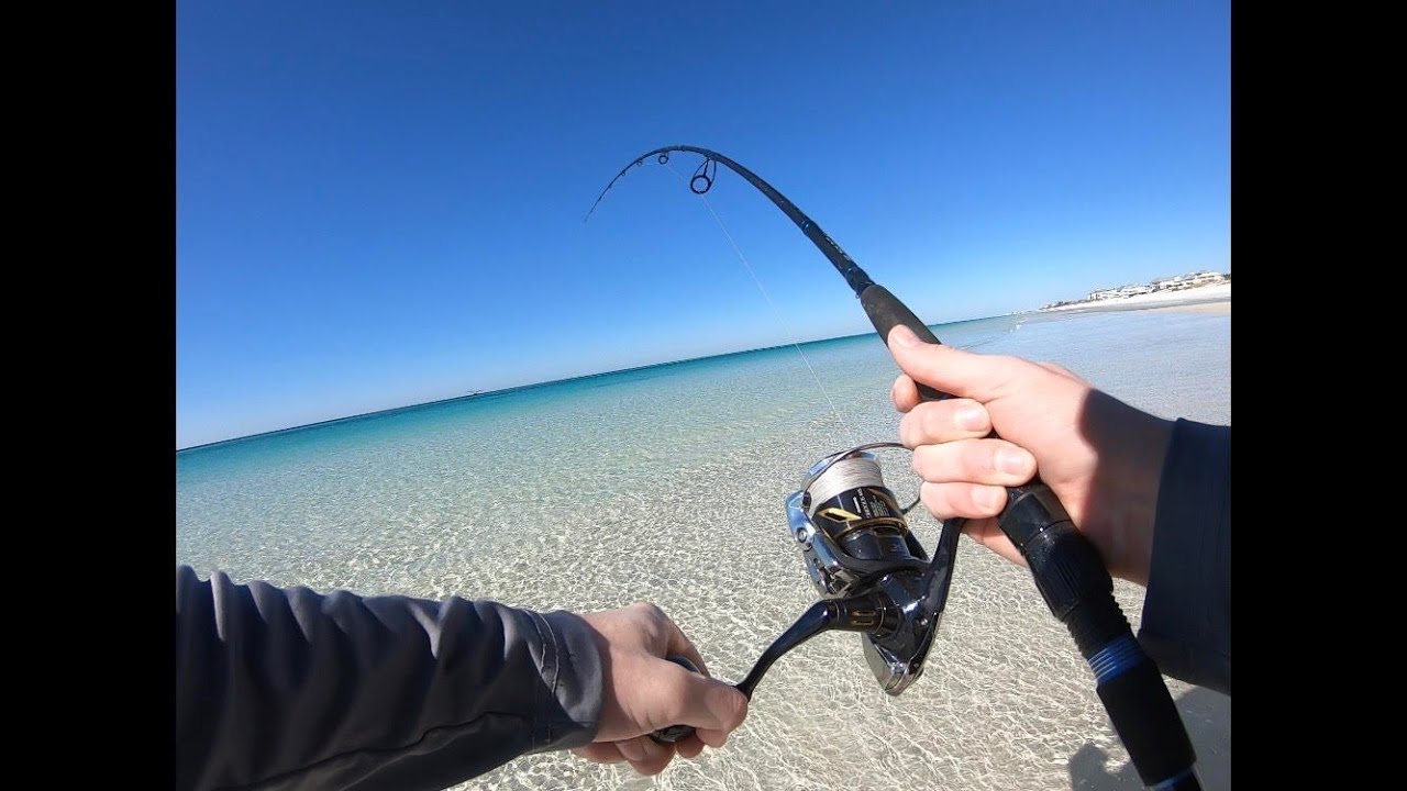 SURF FISHING DESTIN: CASTING LURES FOR REDS, BLUES, AND LADIES - YouTube