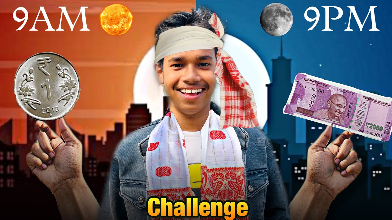 Turning RS 1 into RS 1000 in 24 hours challenge || 1Rupees Challenge in ...