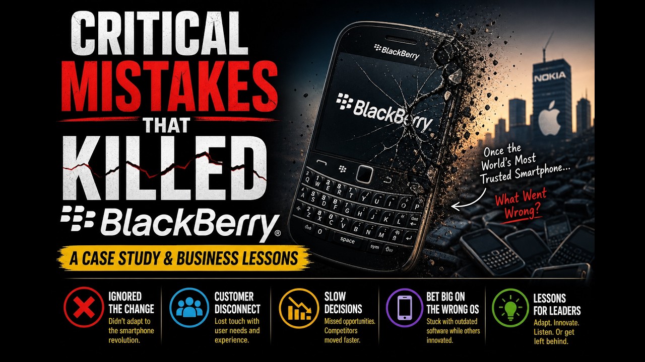Critical Mistakes That Killed BlackBerry : A Case Study and Business ...
