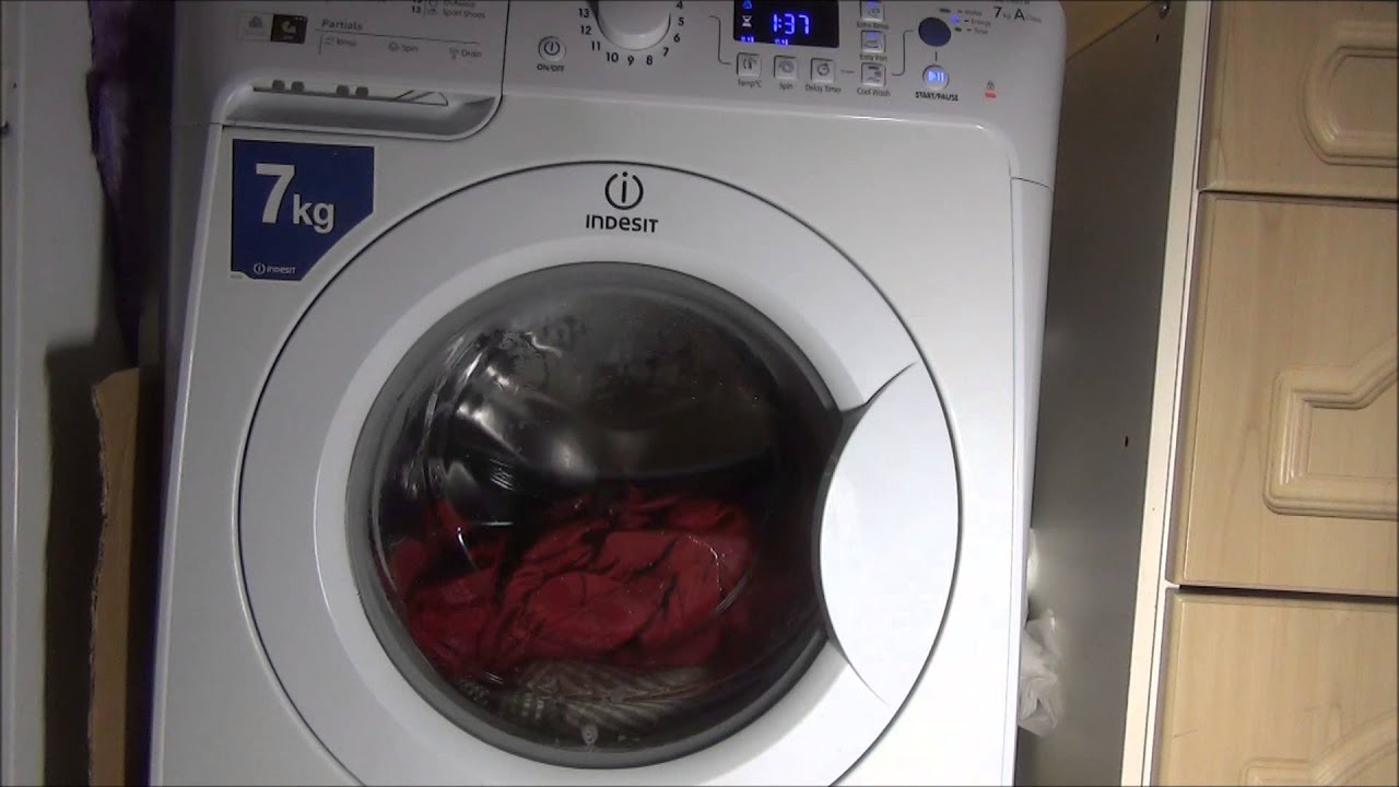 Indesit PRIME PWE71420 : White cotton 60'c Easy iron + extra rinse ...