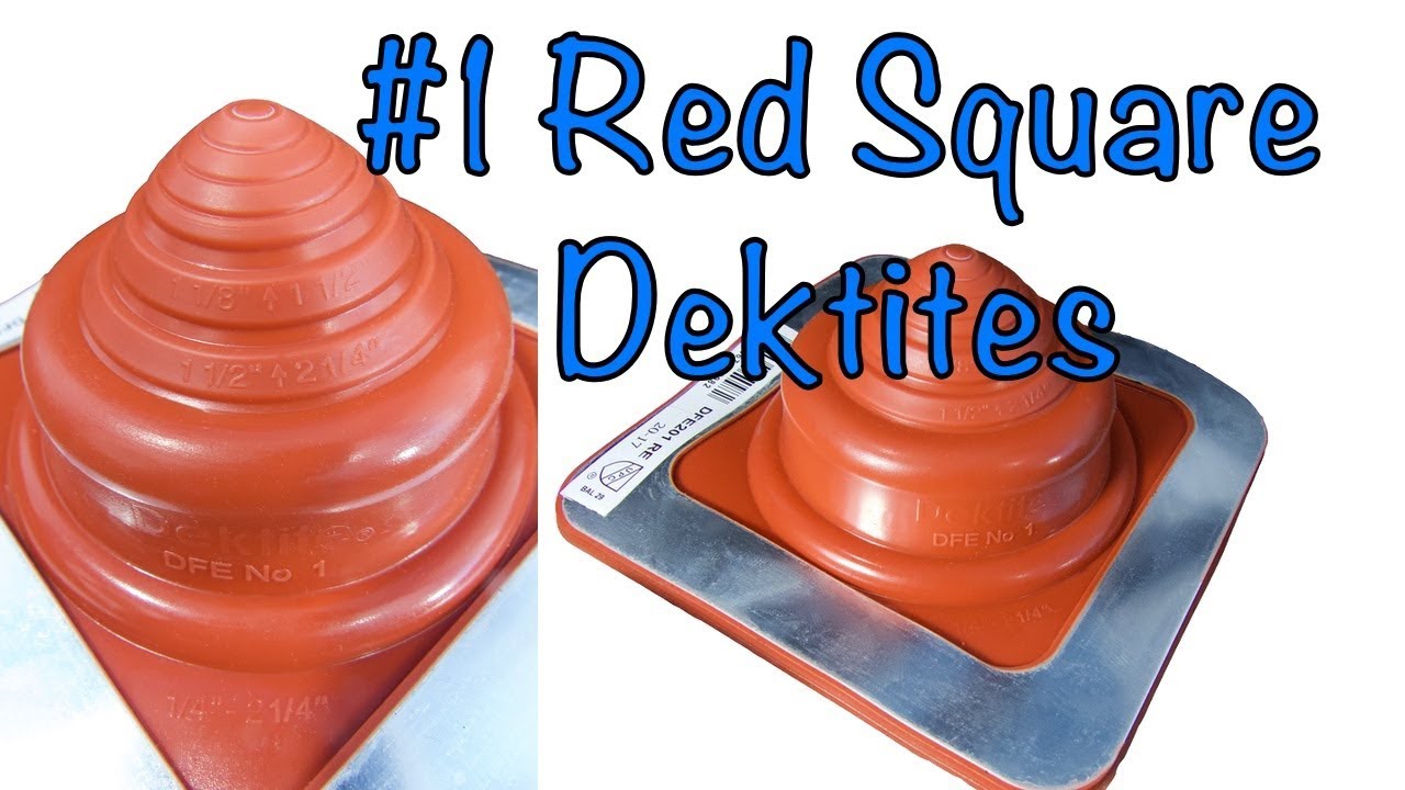 #1 Red Dektite Square Base High Temperature Silicone Flexible Pipe ...
