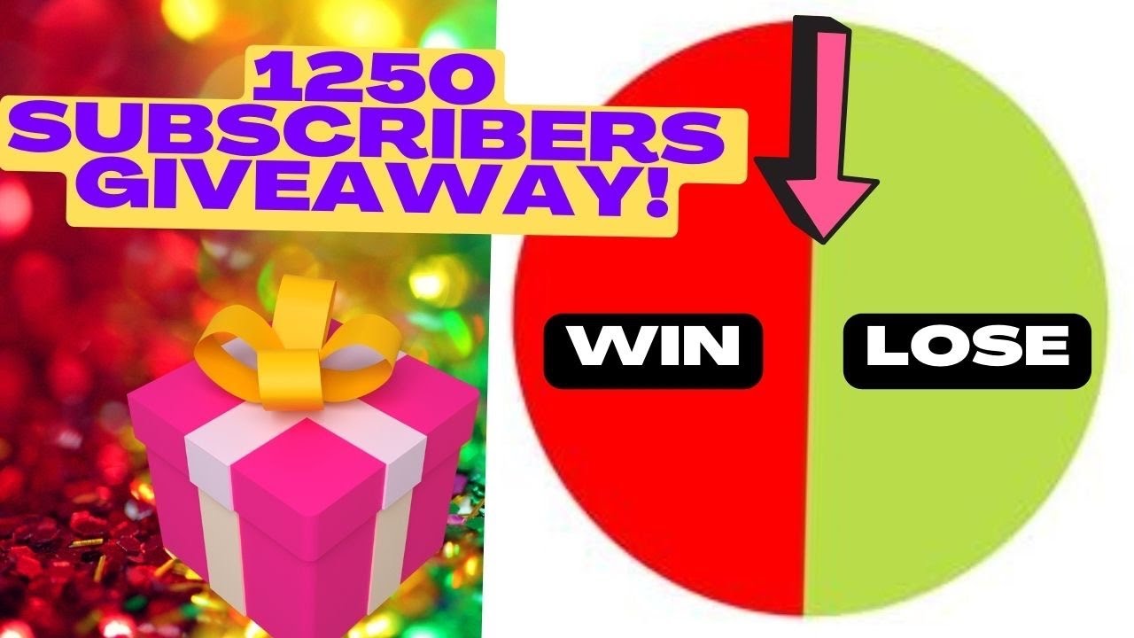 1250 SUBSCRIBERS GIVEAWAY!! | Spinning The Wheel + Opening Packs Online ...