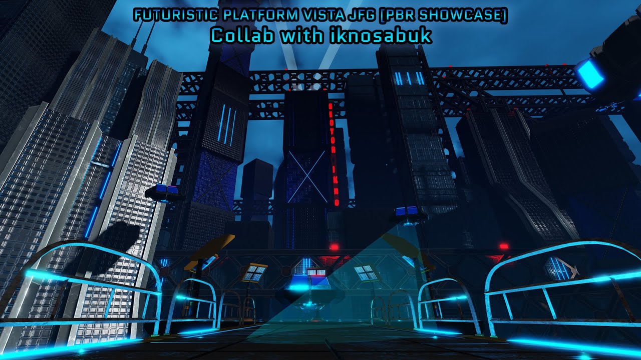 Roblox PBR TEST - FUTURISTIC PLATFORM VISTA JFG [PBR SHOWCASE] - Collab ...