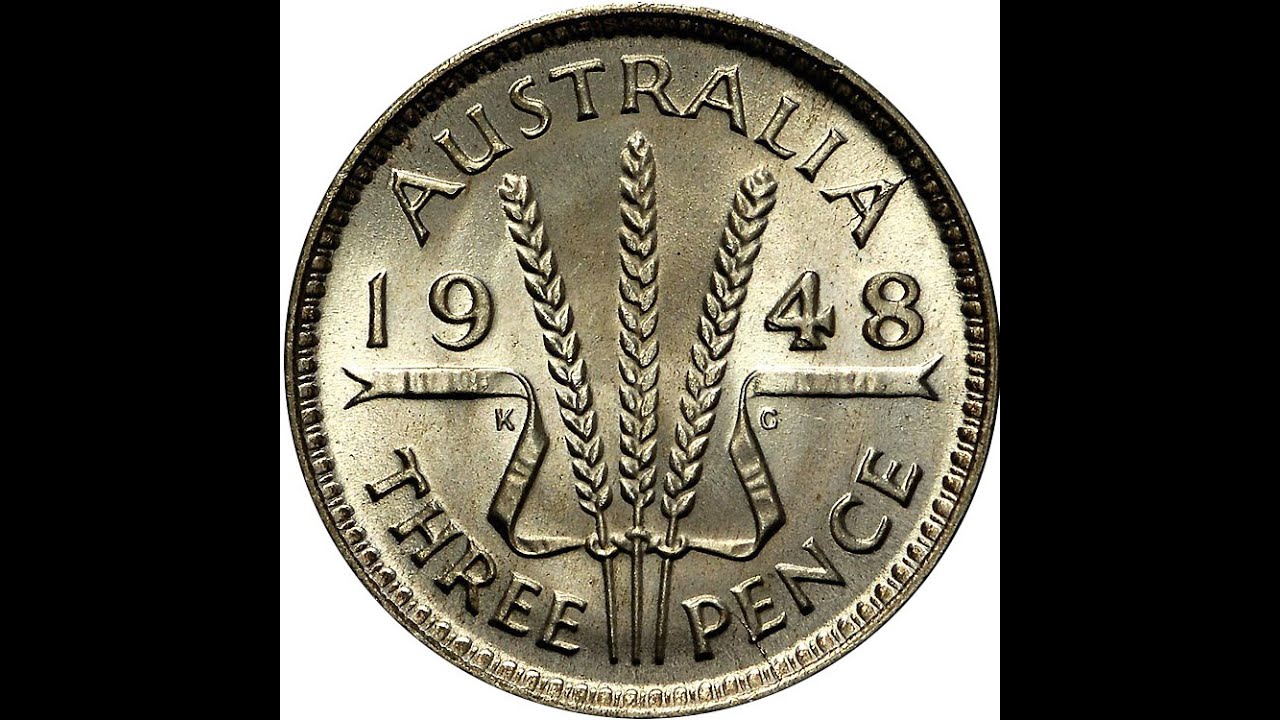 Discovering the 1938 - 1952 Australian George VI Three Pence Coin - YouTube
