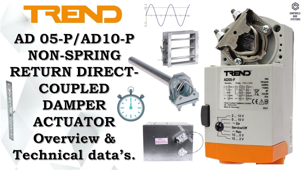 #Trend Non Spring Return Direct Coupled Damper Actuator / #Honeywell ...