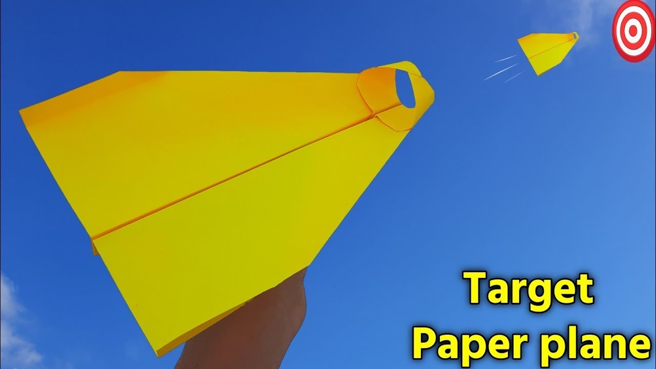 How to fold paper plane | Hit the target | Made of Paper - YouTube