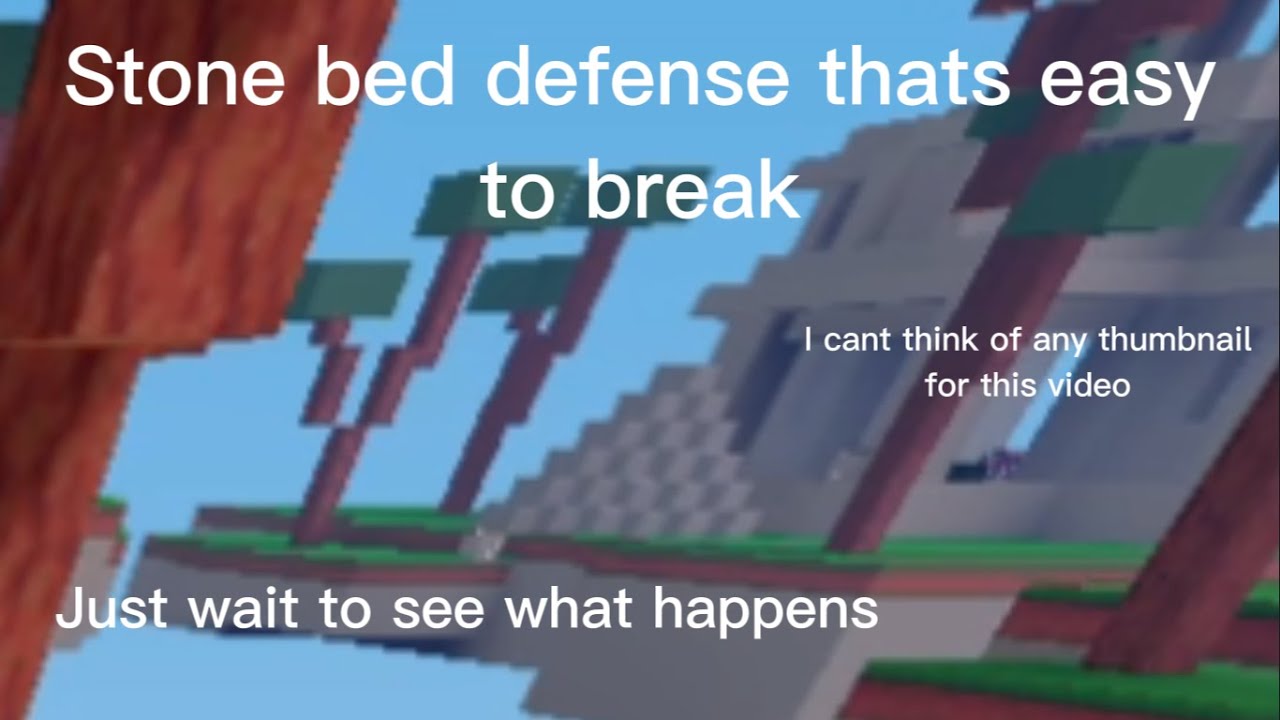 That one persons bed defence (Roblox Bedwars) - YouTube