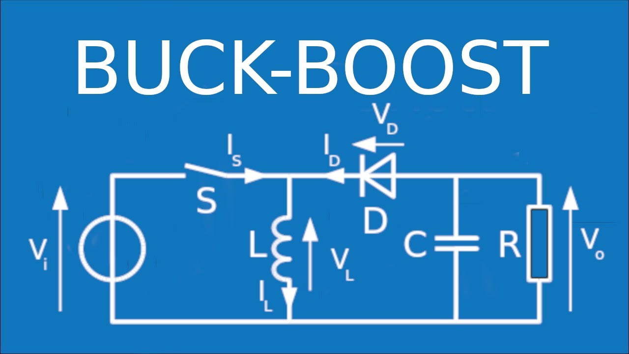 Funcionamiento y ecuaciones de diseño del convertidor BUCK-BOOST (reductor-elevador) - YouTube