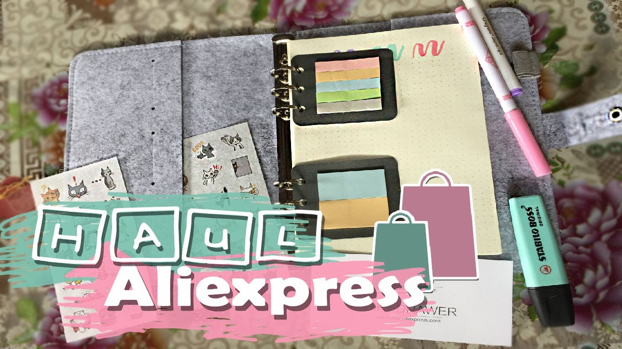 HAUL ALIEXPRESS | Notebook - YouTube