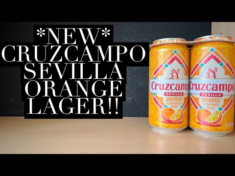 Cruzcampo Sevilla Orange Lager Beer Review , Cruzcampo Lager Beer Review