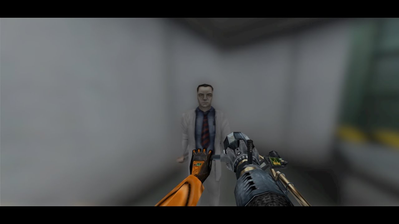 Gordon Tests the Egon Weapon (Half-Life) - YouTube