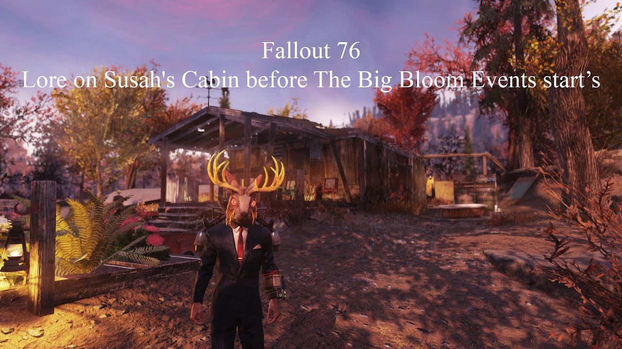 Fallout 76 Lore on Susah's Cabin before The Big Bloom Events start ...