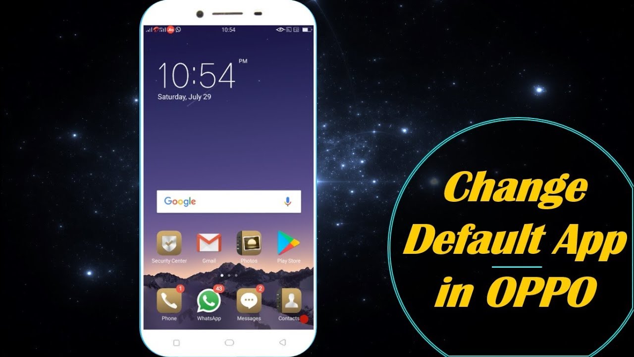 How to Change Default App in OPPO - YouTube