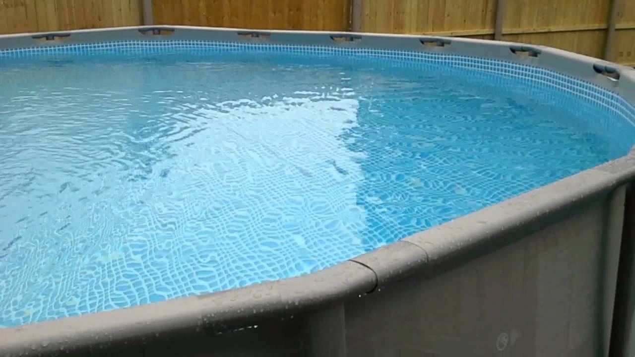 Our new 18x48 pool after set up - YouTube