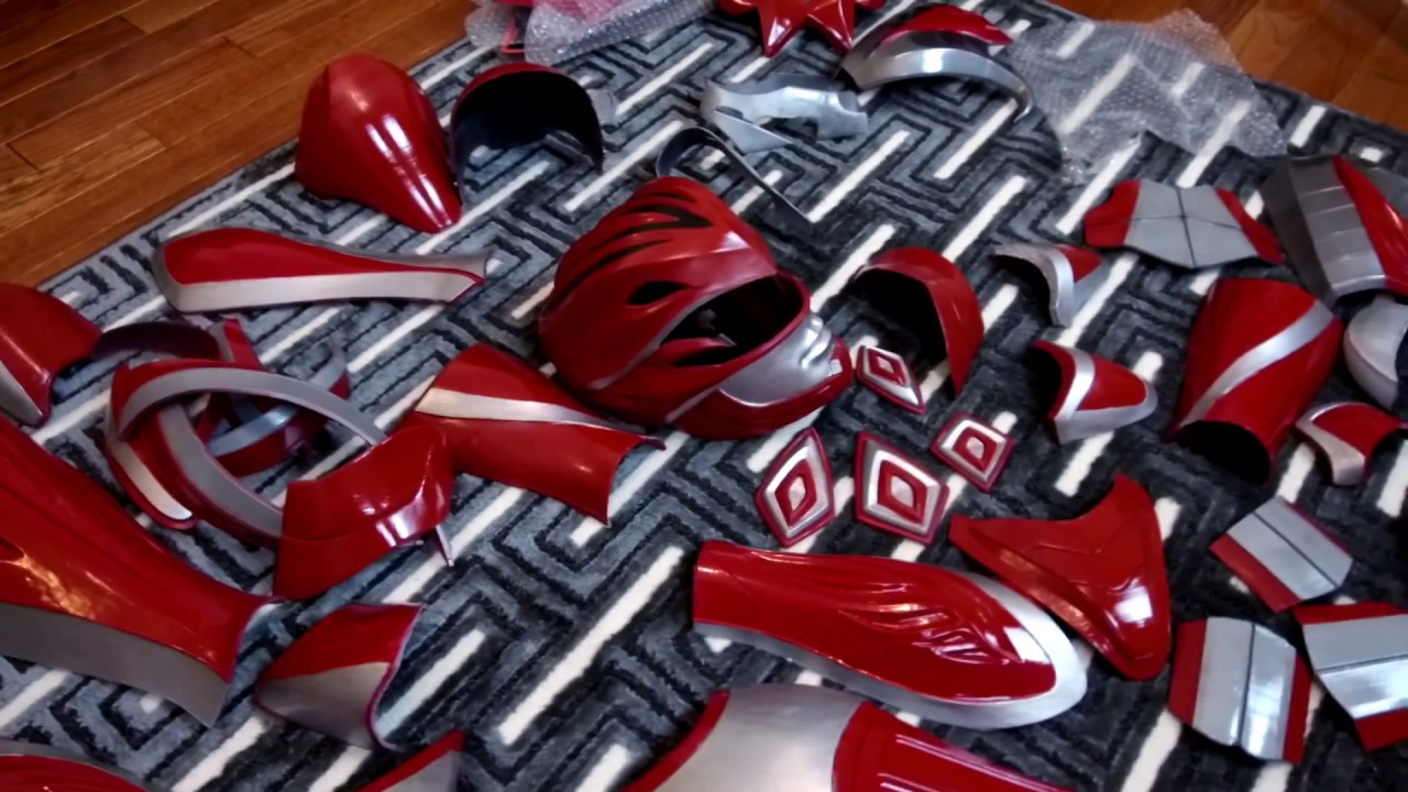 UNBOXING RED RANGER ARMOR MIGHTY MORPHIN POWER RANGER MOVIE - YouTube