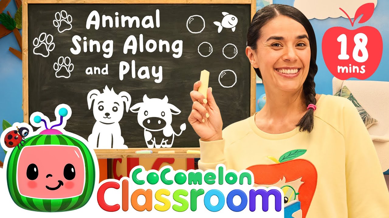 Animals Sing Along and Play | Toddler and Kids Learning With Ms ...