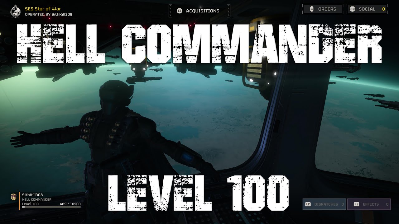 HELLDIVERS 2 HIT RANK HELL COMMANDER - YouTube