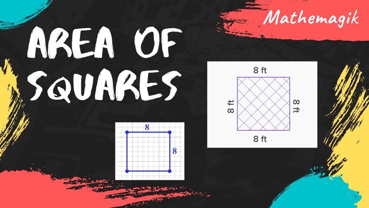 Find the Area of Squares in 10 seconds or less! Super easy for Anyone ...