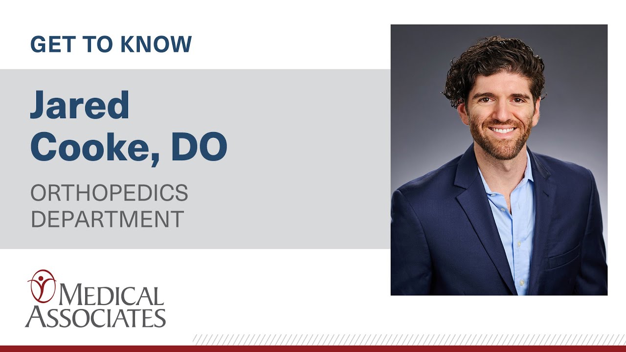 Jared Cooke, DO | Orthopedics | Medical Associates Clinic - YouTube