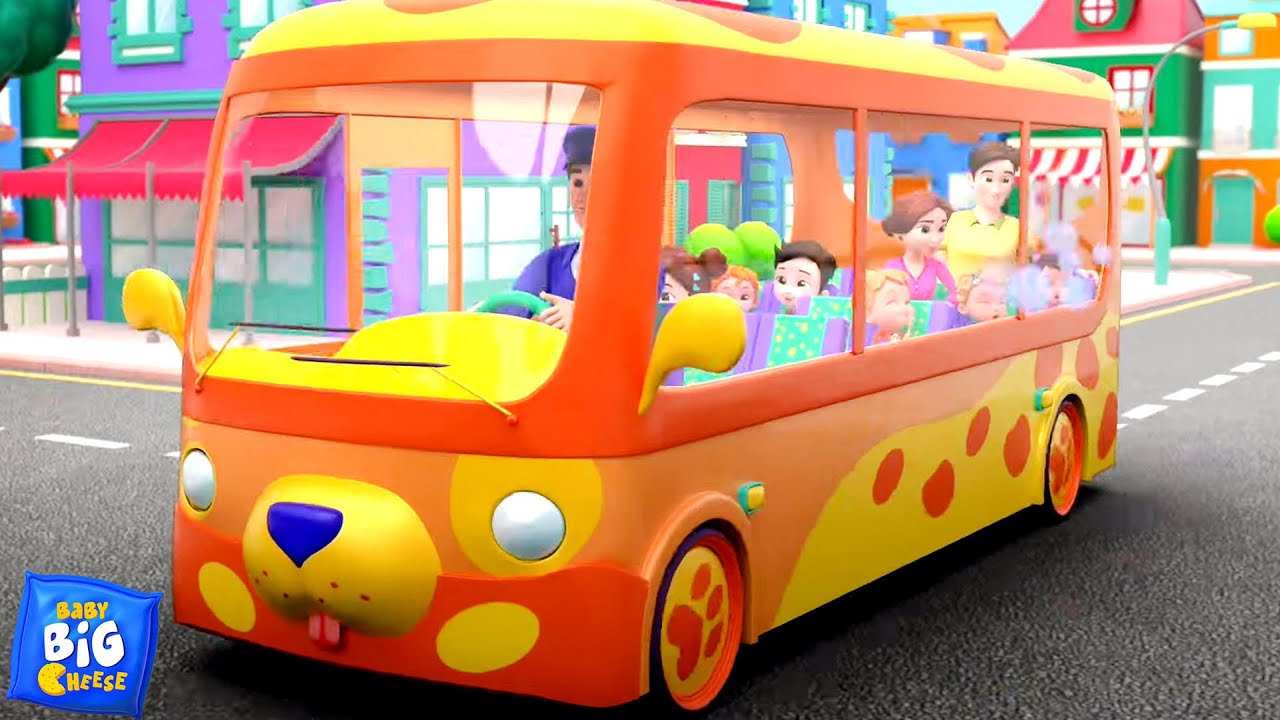 Wheels On The Bus, School Bus Song and Kids Rhyme - YouTube