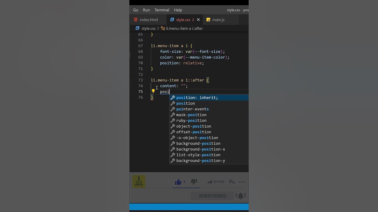 ASMR Programming - Expandable Navigation Bar - YouTube