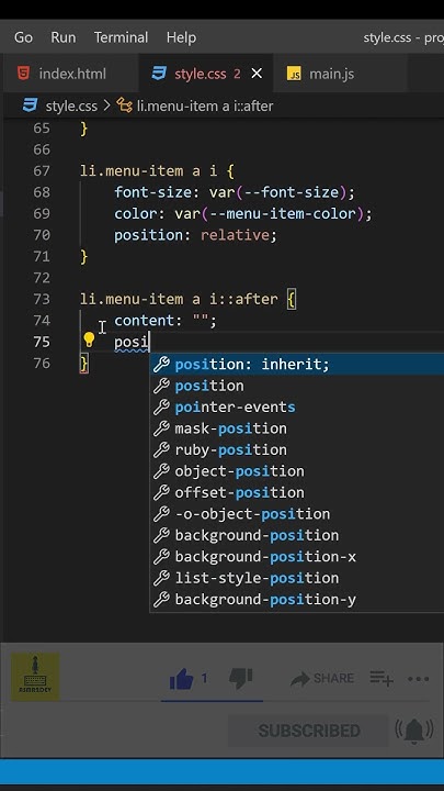 ASMR Programming - Expandable Navigation Bar - YouTube