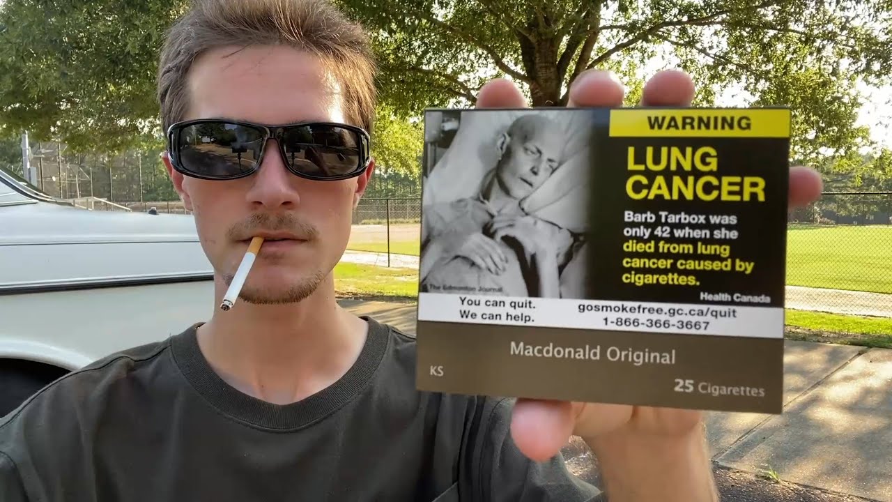 Smoking a Macdonald Original Cigarette - Review - YouTube