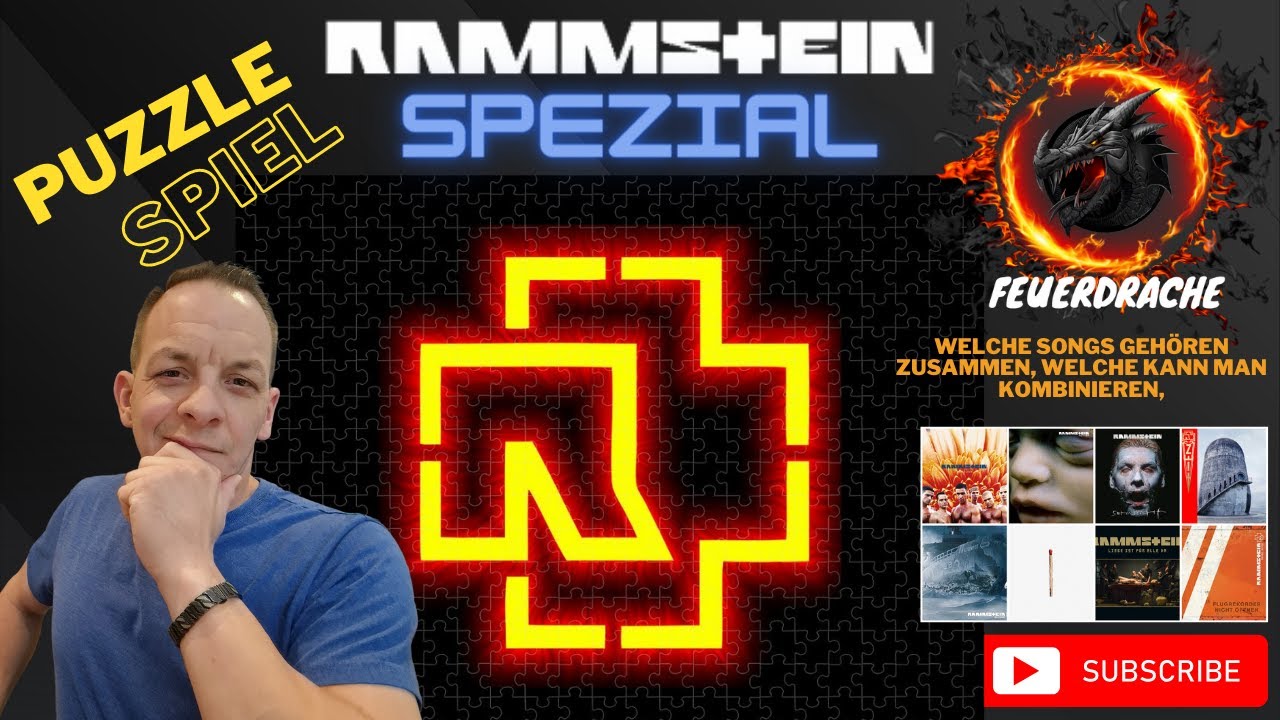 Rammstein Spezial - Puzzle Spiel - Welche Songs gehören zusammen ...
