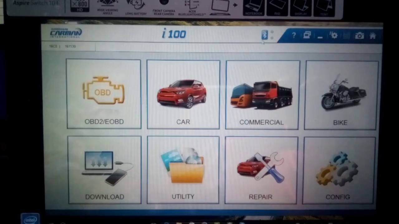 Carman Auto i-100 Car Scanner - YouTube